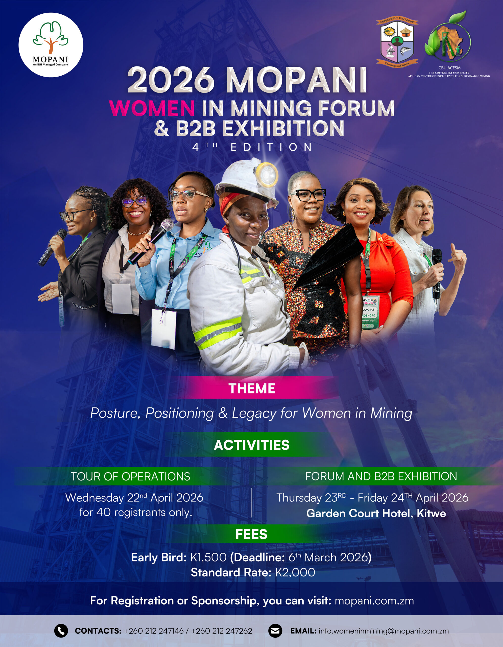2026 MOPANI WOMEN IN MINING FORUM & B2B EXHIBITION - Mopani Copper ...